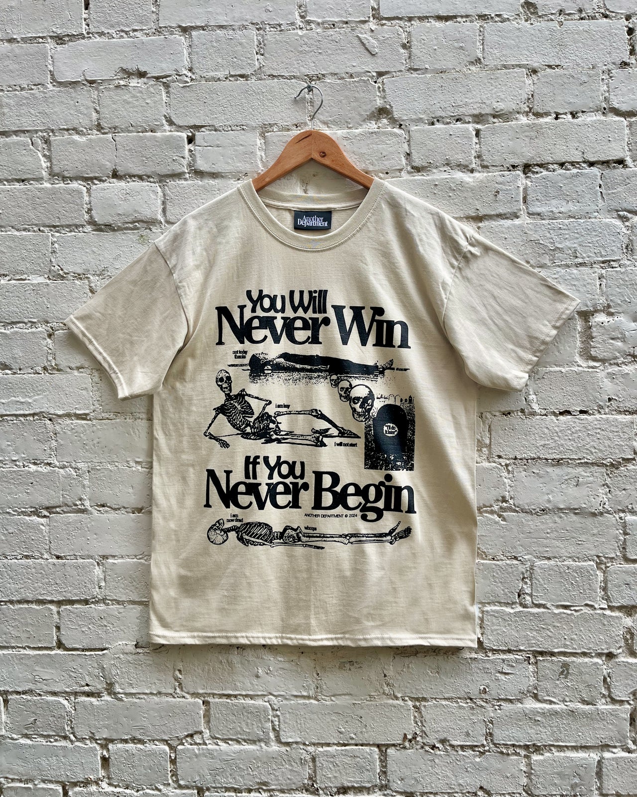 You Will Never Win T-Shirt - Stone – Another Department